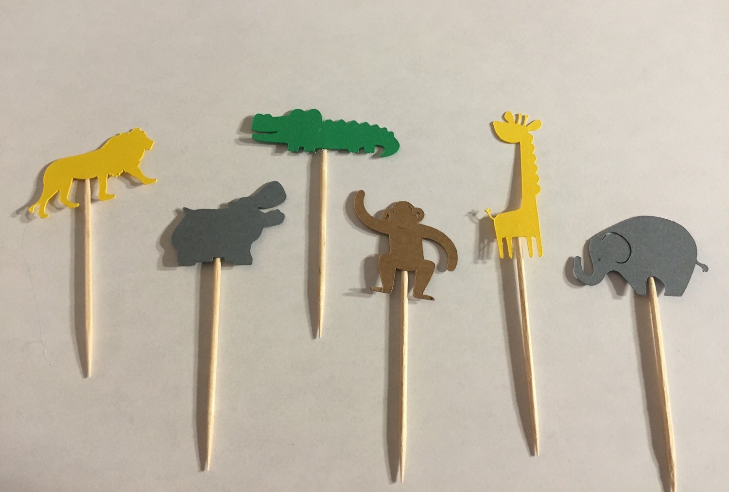 24 jungle animals toothpicks jungle baby shower jungle