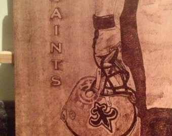 Saints football | Etsy