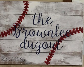 Dugout signs | Etsy