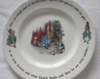 Peter rabbit plate | Etsy