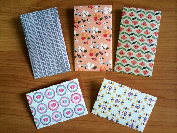 Cute mixed variety pack of money envelopes voucher holders
