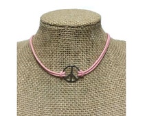 Unique peace sign choker related items | Etsy