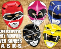 Popular items for power rangers mask on Etsy