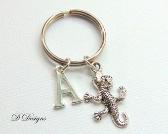 Lizard keychain | Etsy