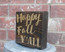 Unique happy fall sign related items | Etsy