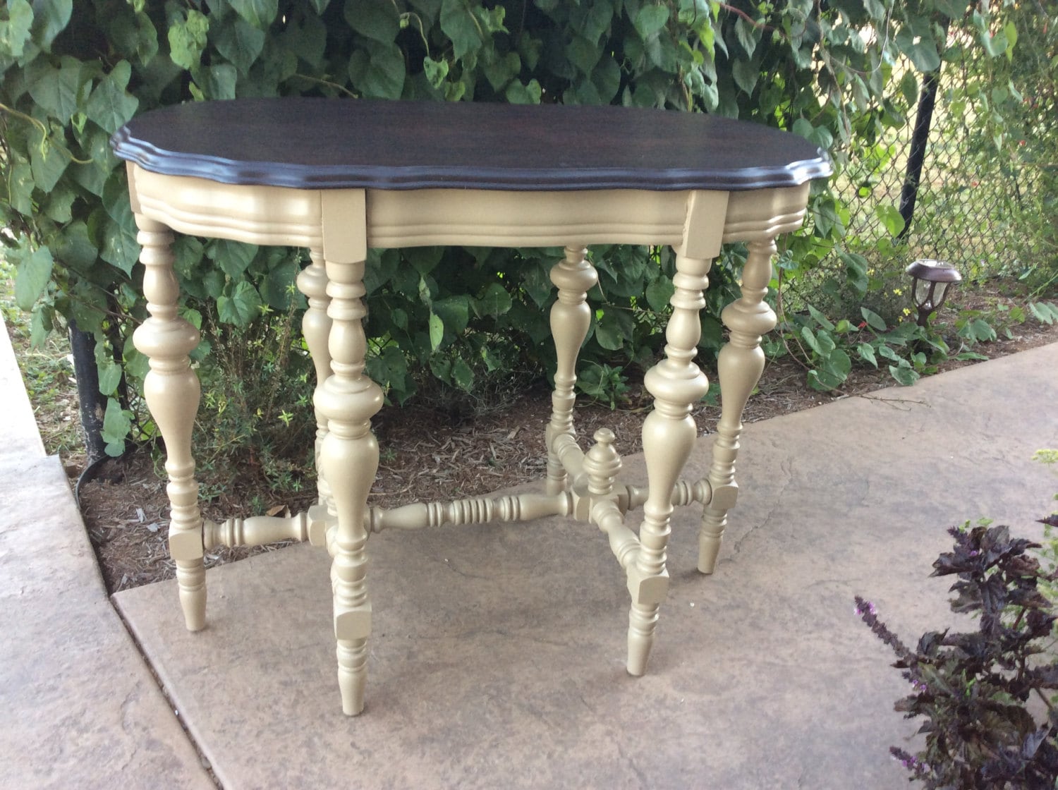 SOLD! Example. Antique Hand-Painted 6-leg Parlor Table – Haute Juice