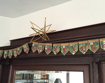 Unique garland banner related items | Etsy
