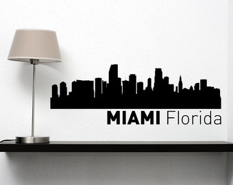 Items similar to MIAMI City Sign - Hand Painted on Wood on Etsy