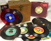 Popular items for 45 record case on Etsy
