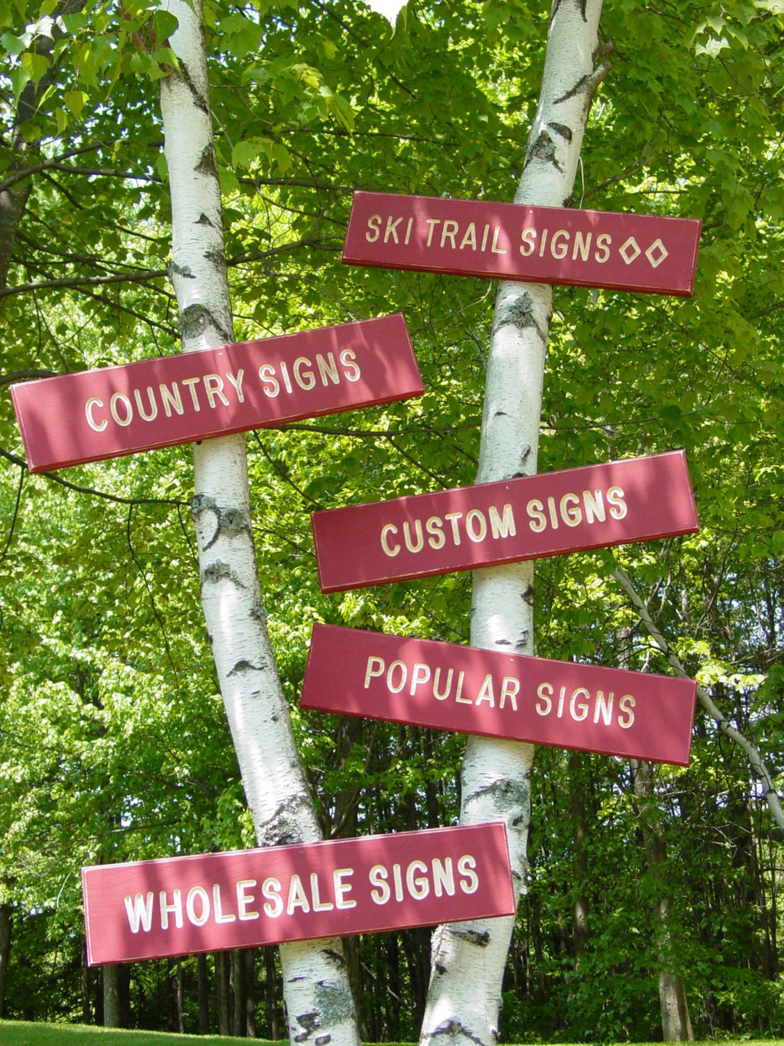 Custom Wood Trail Signs Carved Wood Sign Wood Trail Sign