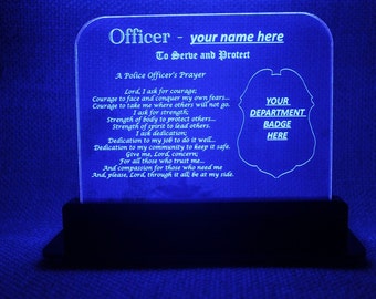 Police plaque | Etsy