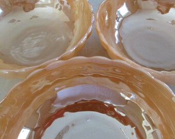 Unique peach lusterware related items | Etsy