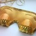 Best satin with gold sleep mask Amazing boudoir by VikiSleepLine