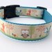 Dog Collar Flower 3 inch dog collar flower dog by OwlSewQuiltsCo