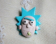 Unique rick and morty pin related items | Etsy