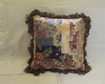 Patchwork pillow | Etsy