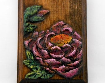 Paper mache relief | Etsy