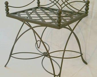 Wrought iron chairs | Etsy