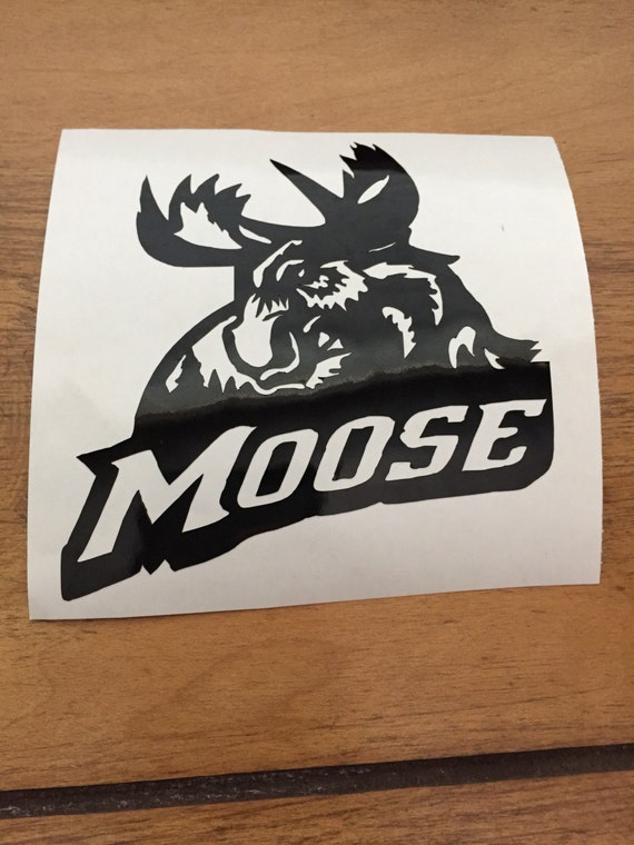 Items similar to Moose Vinyl Decal, Moose Sticker, Car Decal sticker ...