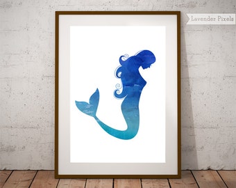 Mermaid prints | Etsy