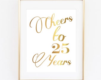 Cheers to 25 years | Etsy