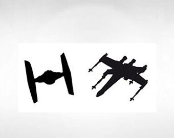 Tie fighter sticker | Etsy
