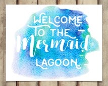 Unique mermaid lagoon related items | Etsy