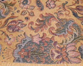 Vintage upholstery fabric | Etsy