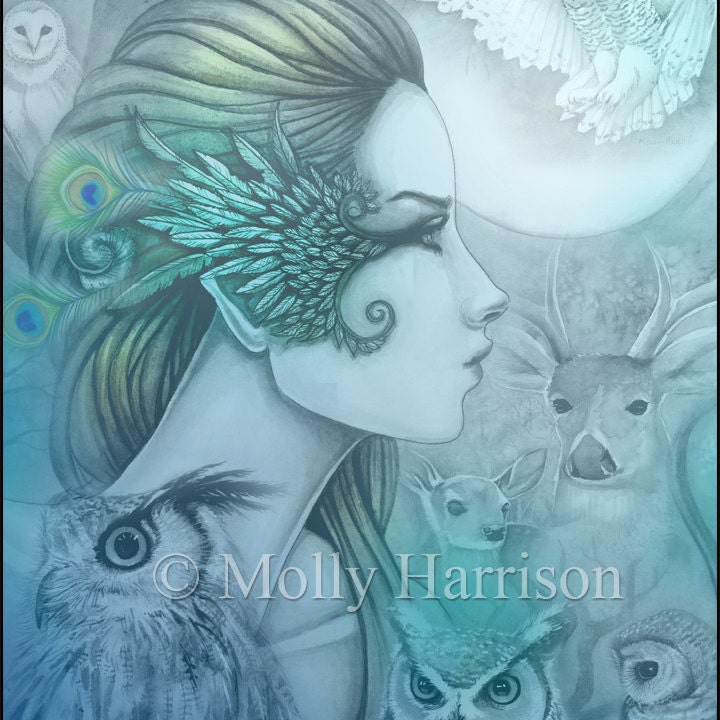 Molly Harrison Fairy and Fantasy Art by MollyHarrisonArt on Etsy