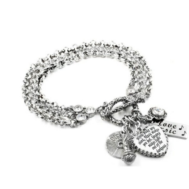 Charm Bracelets Charm Necklace Personalized by BlackberryDesigns