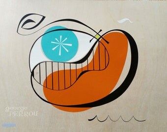 Art by George Perrou by TheAtomicNest on Etsy