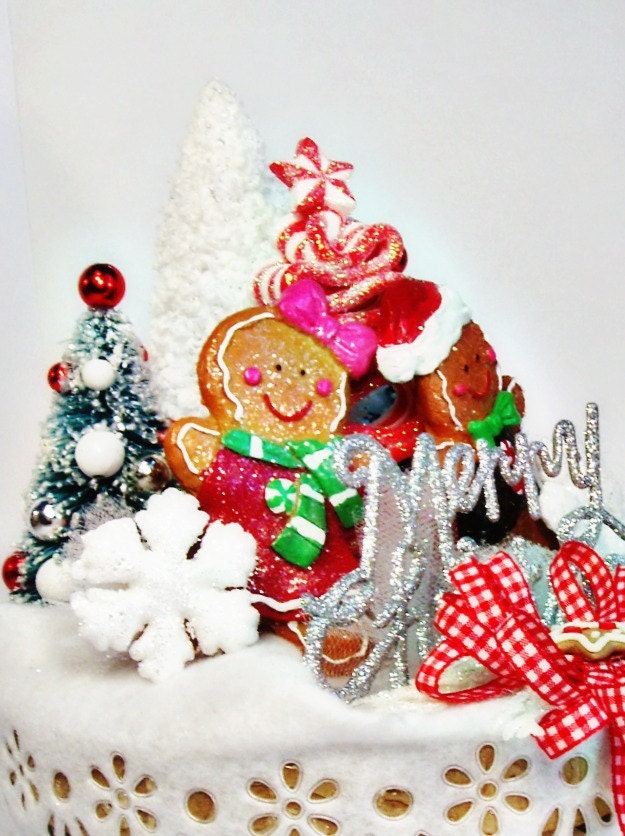 Gingerbread centerpiece Gingerbread man and by sugarcookiedolls