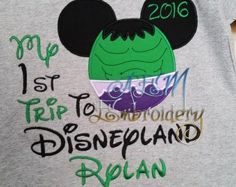 Hulk mickey | Etsy