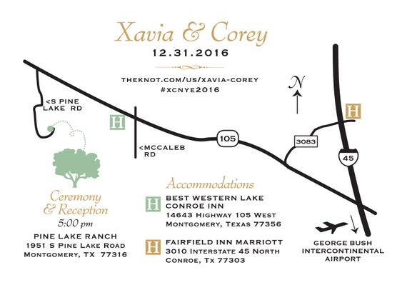 Wedding Map Custom Design / Printable DIY by papercakedesigns
