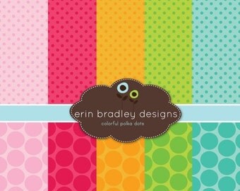 60% OFF SALE Hot Pink Digital Paper Pack by ErinBradleyDesigns