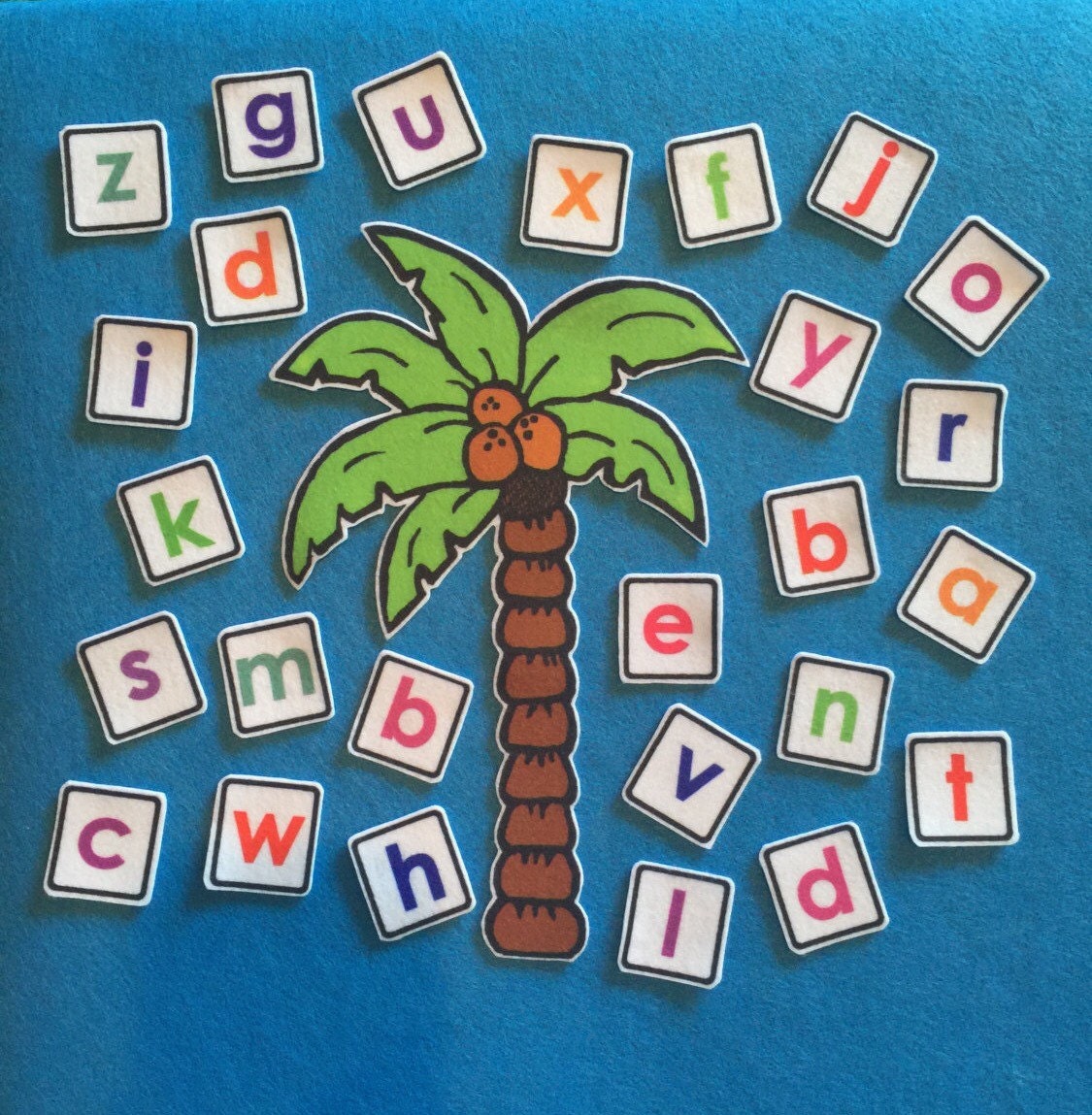 Chicka Chicka Boom Boom Felt / Flannel Board Story. Alphabet