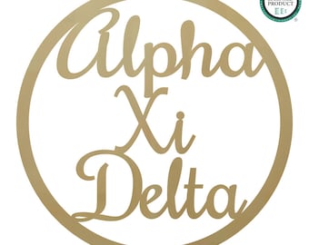 Alpha xi delta sign | Etsy