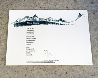 Poetry broadside | Etsy