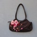 Ribbon Embroidered Shoulder Bag Delicious Browns and by StarBags