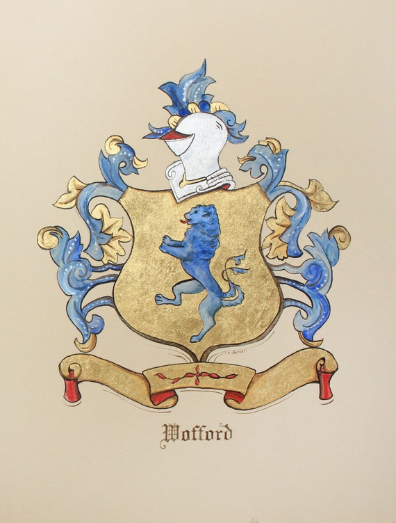 Items similar to Create your own Original Family Crest / Coat of Arms ...