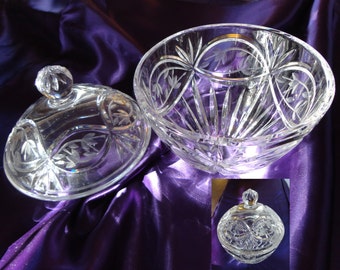 Crystal candy dish | Etsy