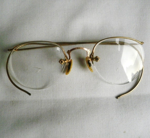 Vintage Gold Filled Wire Rim Glasses