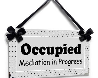 Occupied sign | Etsy