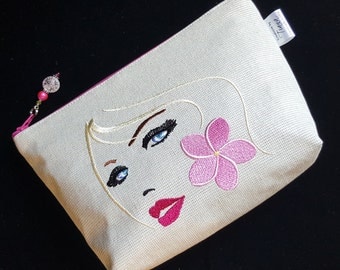 Unique purse with face related items | Etsy