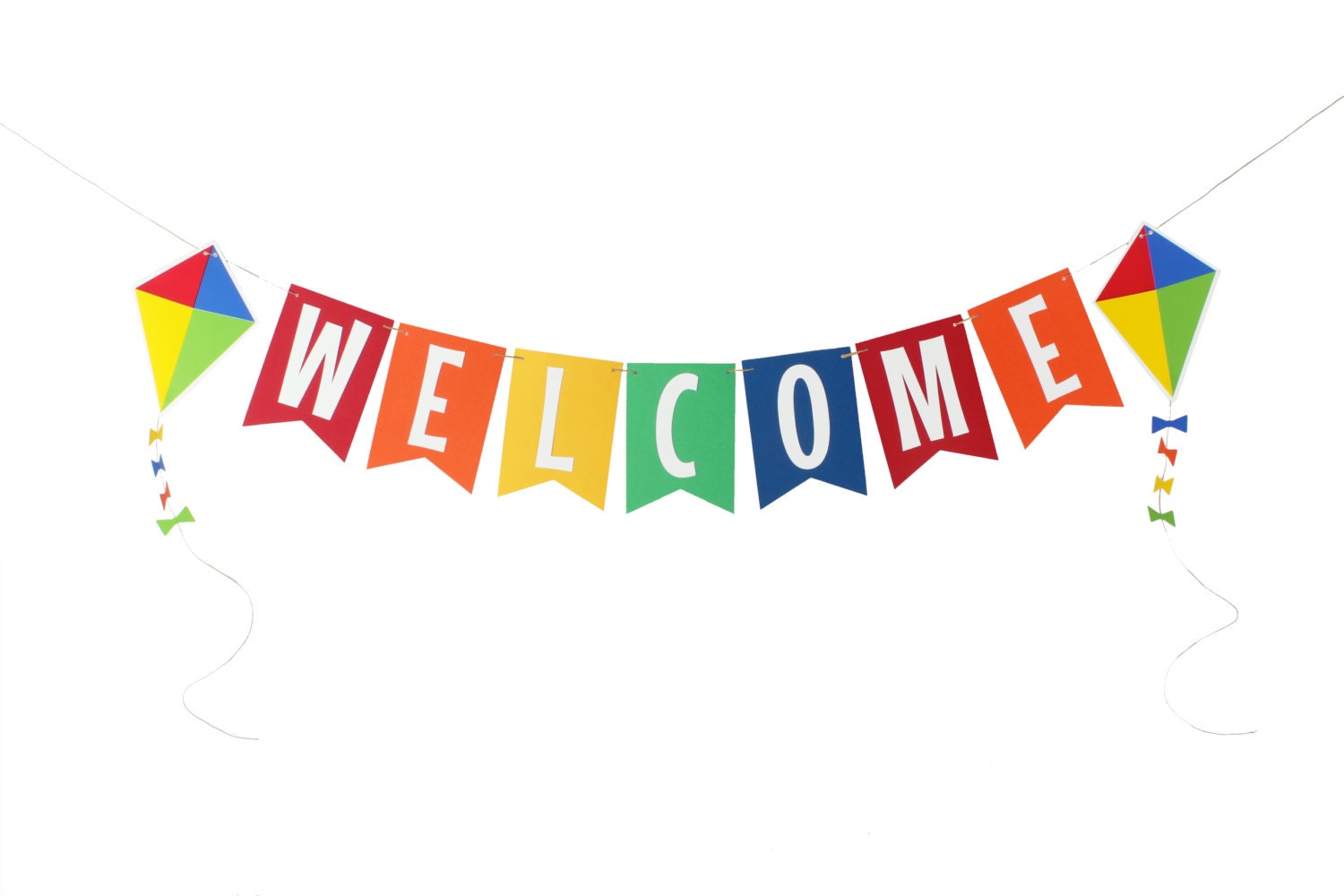 Kite Birthday Banner Kite Welcome Banner Welcome Babay