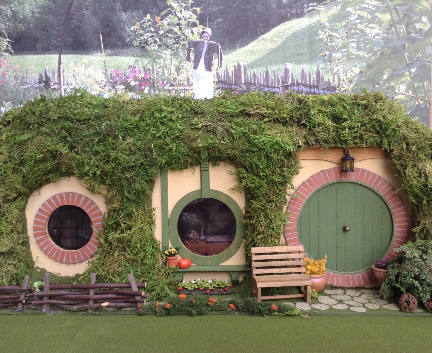 dollhouse miniature Bilbo Baggins Bag End Hobbit Hole 1