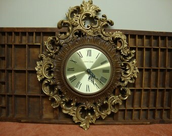 Ornate wall clock | Etsy