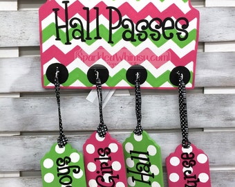 Bathroom passes | Etsy