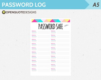 Password list | Etsy