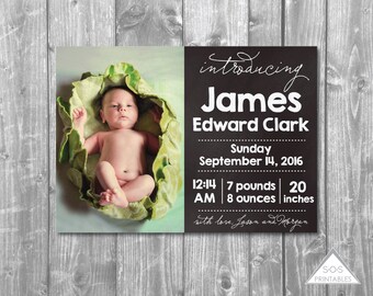 Introducing baby | Etsy